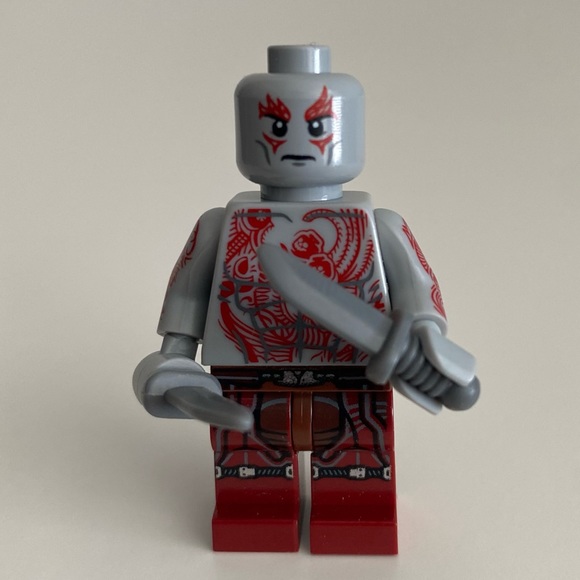 Lego | Toys | Lego Drax Minifigure Dark Red Legs Guardians Of The ...